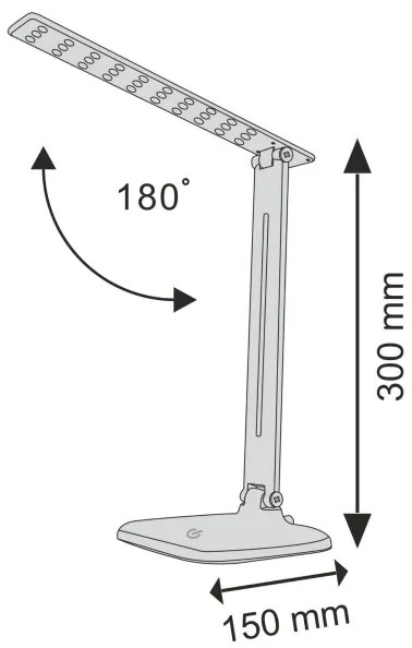 LED Stmívatelná dotyková stolní lampa JOWI LED/8W/230V bílá