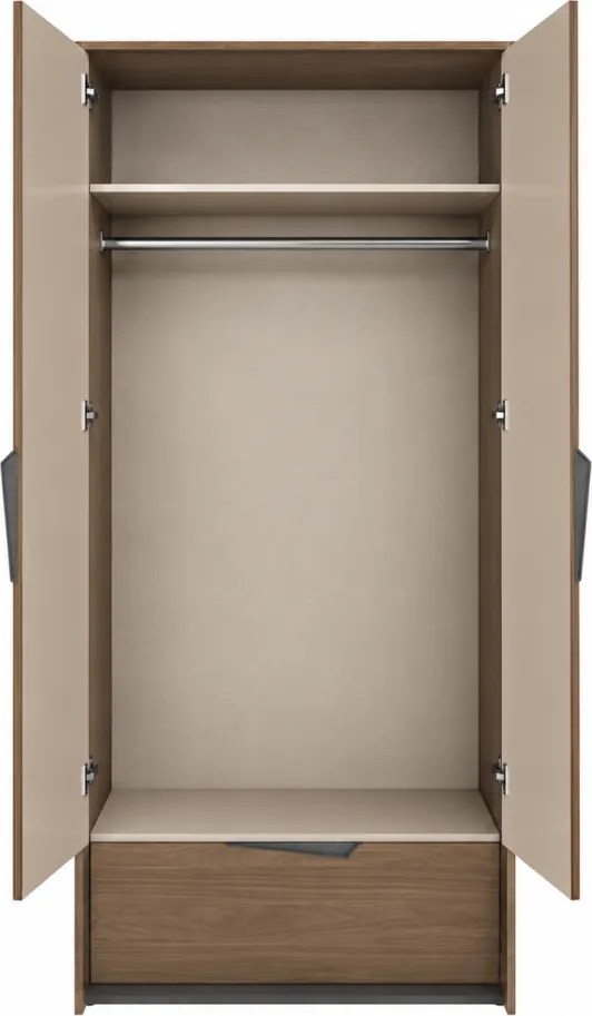 Šatní skříň P21A/LF - 97 × 226 × 60 cm