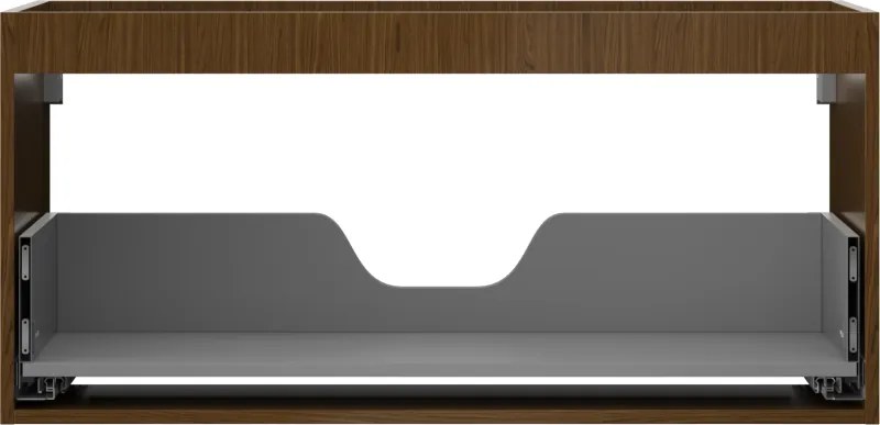 Mexen Box-A, závěsná skříňka 100 cm, 1 zásuvka, ořech, 91AX0-1000-470-1-86