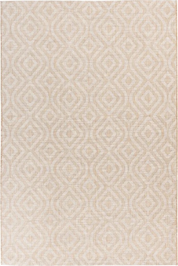 Kusový koberec Nordic 872 taupe – na von aj na doma, 200x290, hnedá, chodba / predsieň, Obsession