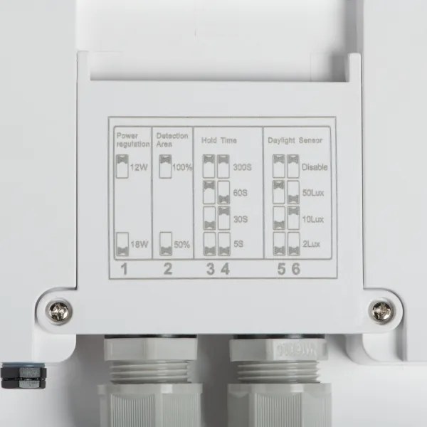 Kanlux 38775 - LED Venk. sv. se senz. BENO 12/18W/230V 3000/3500/4000K IP65 bílá