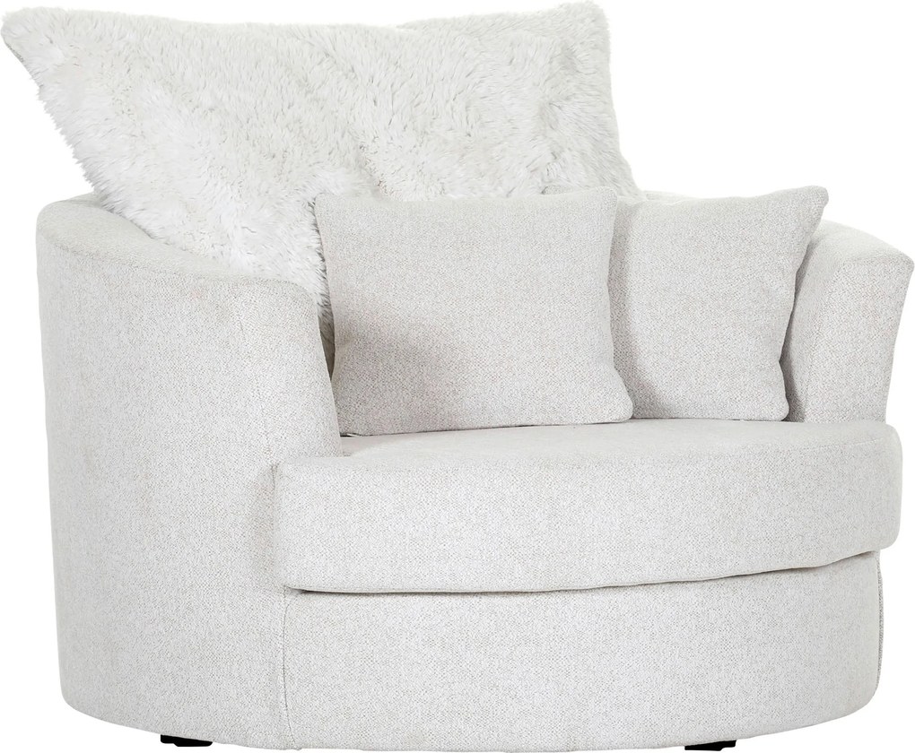 XXXLutz KŘESLO, textil, bílá Carryhome - Křesla klasická - 001877057109