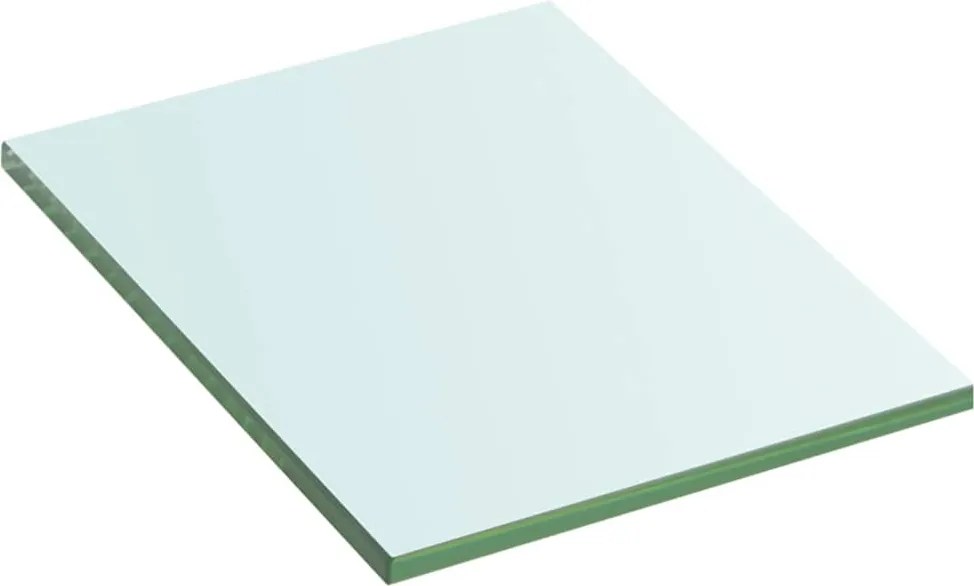 Policové desky 2 ks sklo čiré 20 x 15 cm 3051543