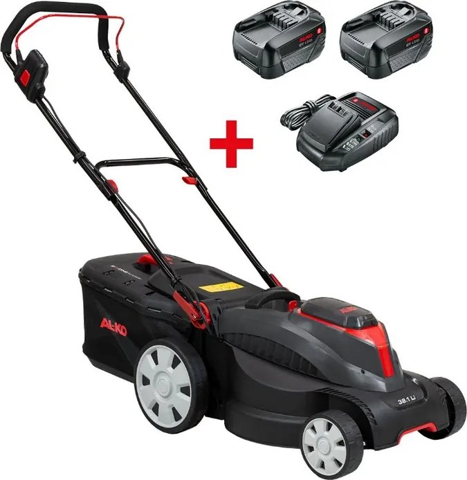 Aku travní sekačka AL-KO 38.1 Li Easy SET včetně 2x Baterie 18V/4,0Ah a nabíječky