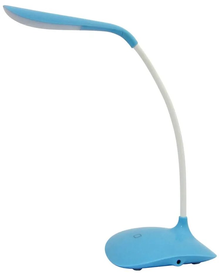 Baterie centrum LED Stolní lampa LED/3,6W/4xAAA/USB modrá BC0187