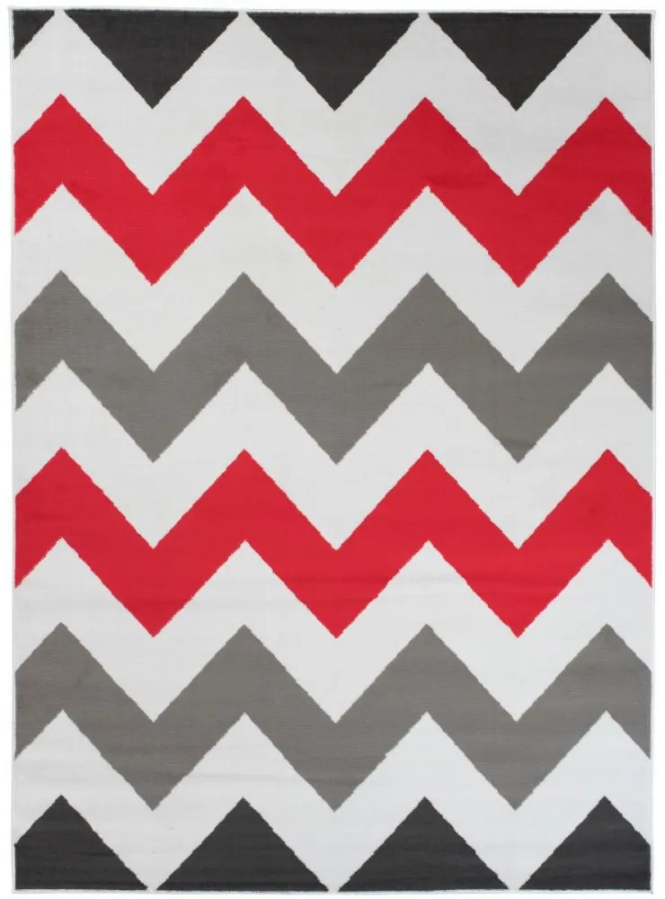 Kusový koberec PP Zero červený 200x250cm