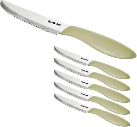 TESCOMA Nůž jídelní PRESTO 12 cm, 6 ks, béžová