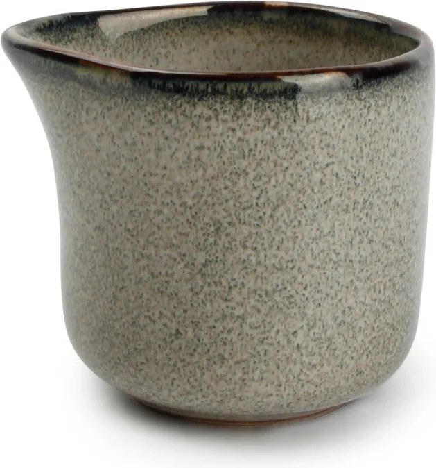 Šedá kameninová konvička na mléko 85 ml Meridian – Salt&Pepper