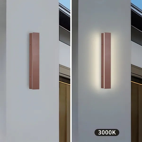 Brilagi - LED Venk. nást. svít. LINEAR LED/8W/230V 3000K IP65 30 cm hnědá CRI 90