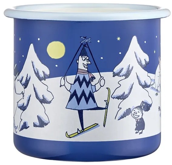 Hrnek Moomin Starry Night 0,37l, smalt / modrý