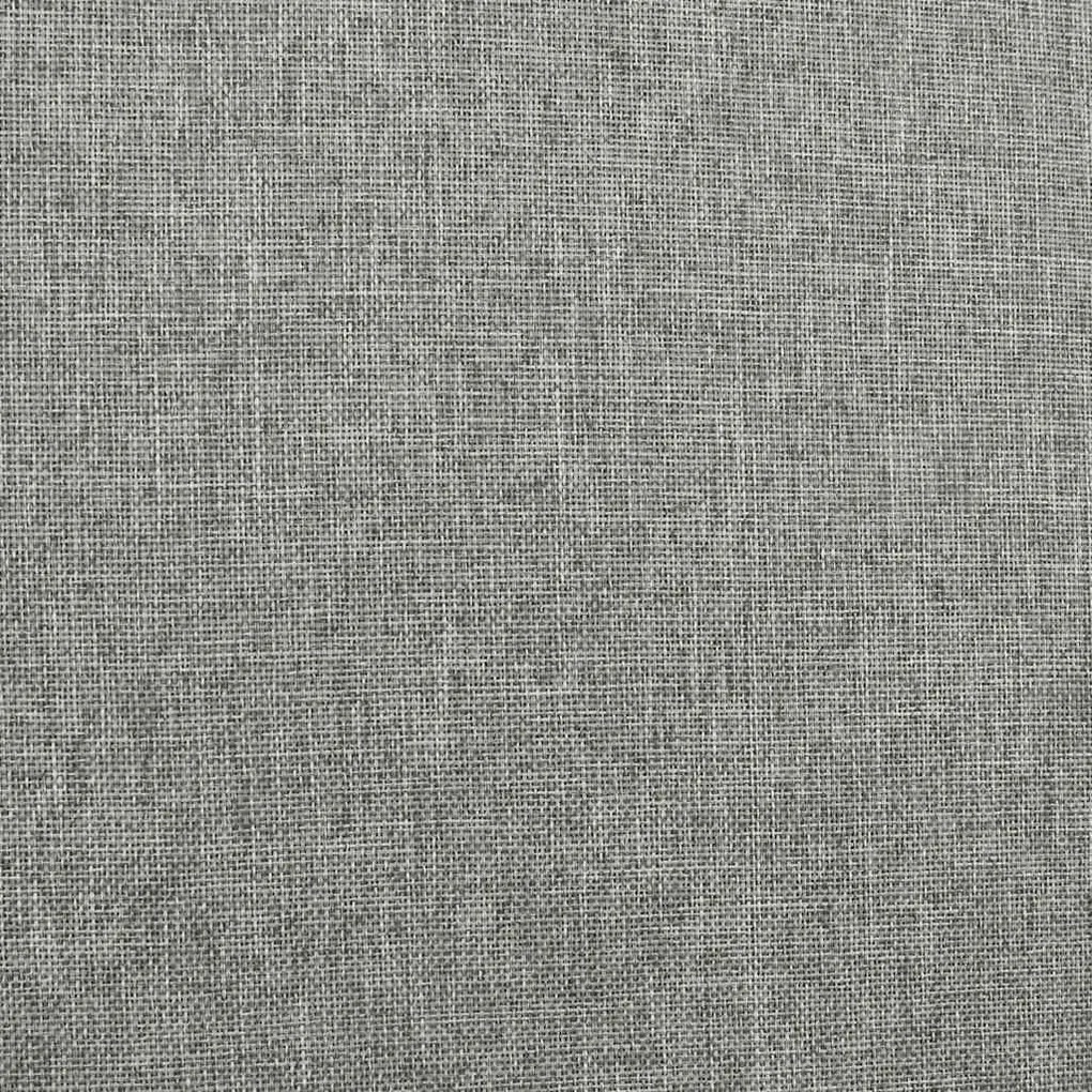 vidaXL Marketos Rám postele s úložným prostorem světle šedý textil 180x200cm