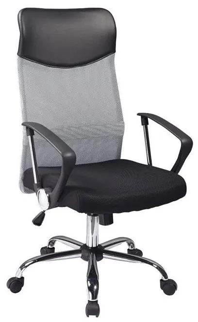 Casarredo Kancelářská židle Q-025 šedá/černá látka