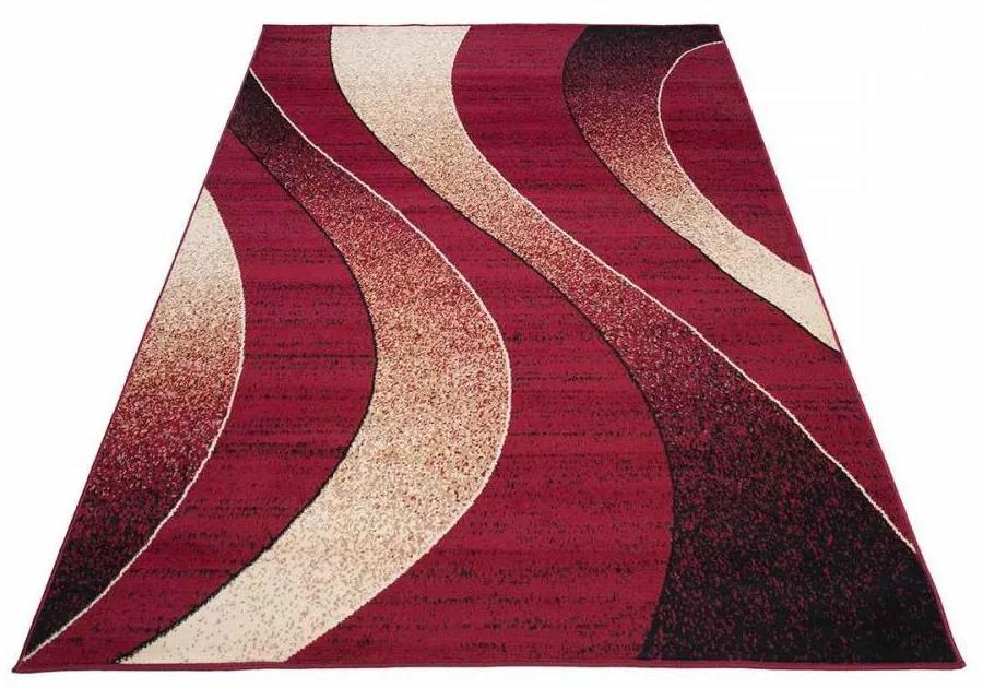 Kusový koberec PP Mel vínový 160x220cm