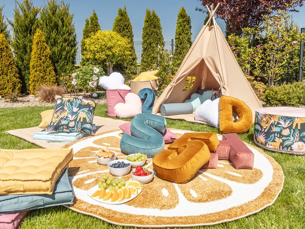 Koberec do dětského pokoje POMERANČ