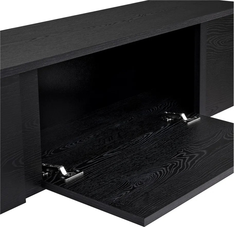 Černý TV stolek 180x50x30 cm Onera – Kalune Design