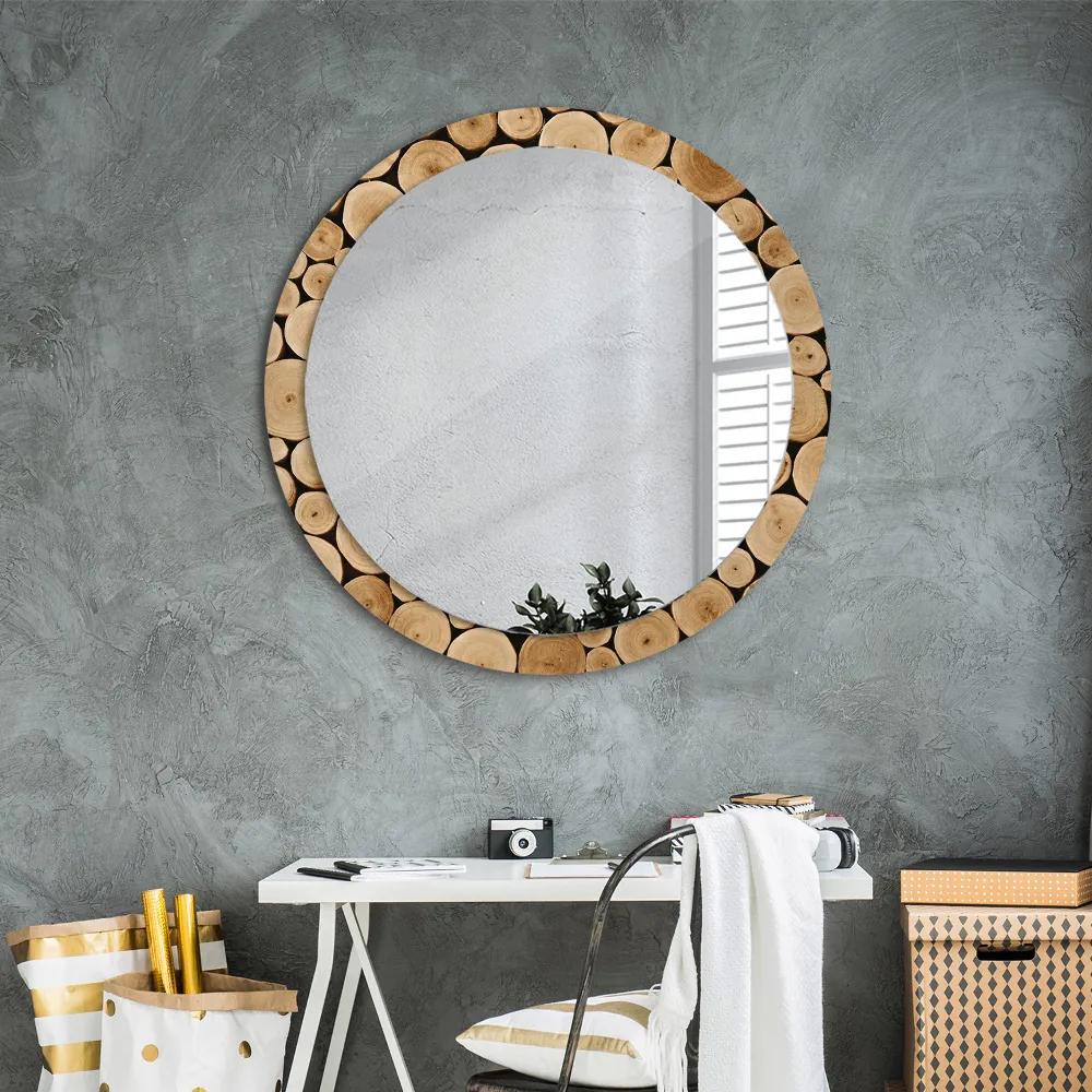 Kulaté dekorativní zrcadlo Protokoly fi 90 cm