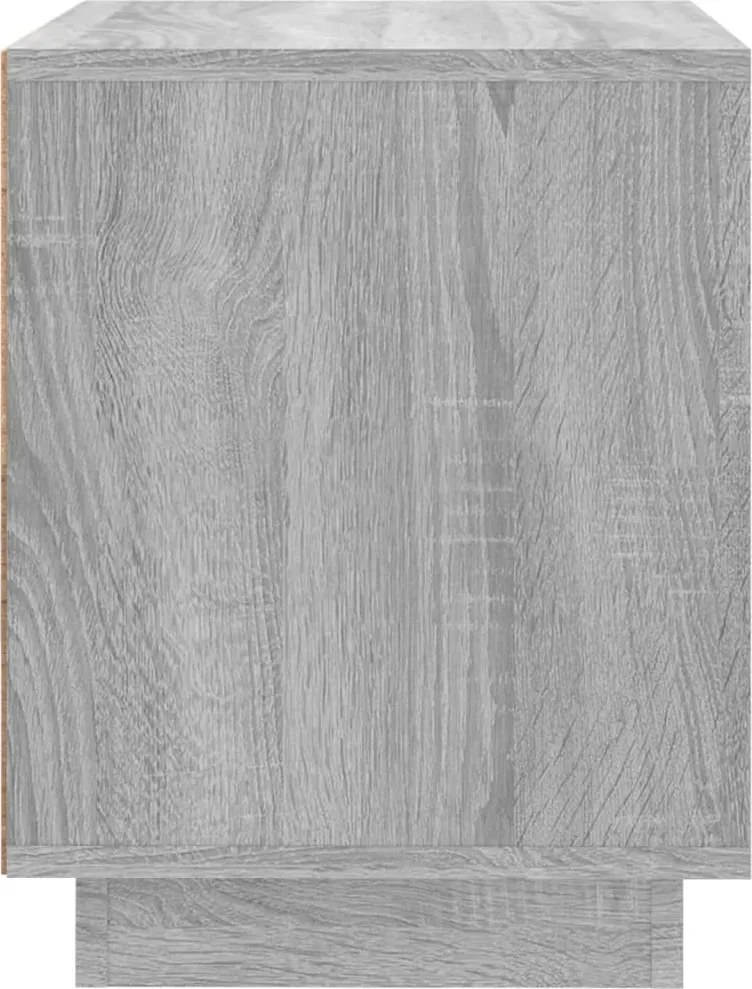 vidaXL Noční stolek 44 x 35 x 45 cm kompozitní dřevo [819848] Barva: bílá s vysokým leskem