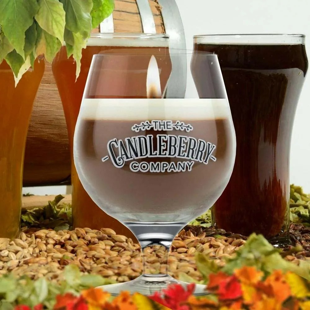 Candleberry - vonná svíčka Grapes & Grains Craft Beer (Řemeslné pivo) 283g