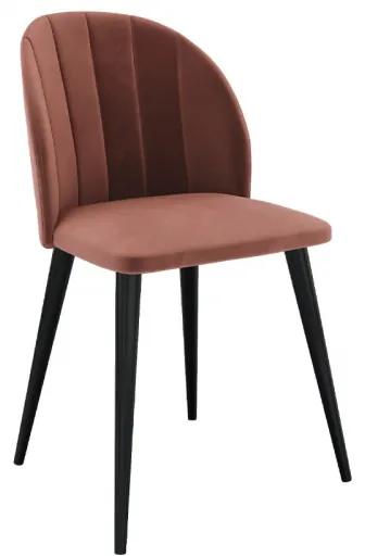 Moderní čalouněná židle ST100, Barva: černá, Potah: Magic Velvet 2250