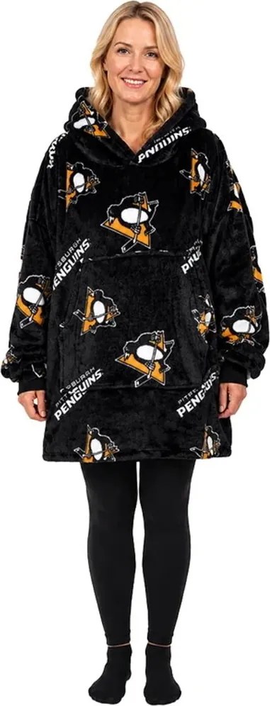 Mikinová televizní deka NHL Pittsburgh Penguins - vel. S
