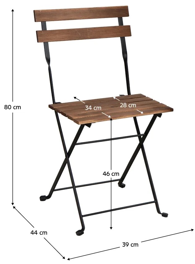 Zahradní set SEDAN TYP 2, sestava 1+4, masiv akácie, kov černý lak