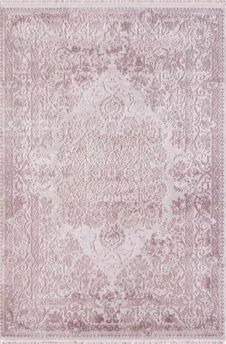 Vopi | Kusový koberec Taboo 1303 gri-murdum - Ovál 160 x 230 cm, světle růžový