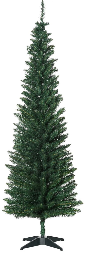 HOMCOM Vánoční stromek 390 špiček zelený Ø 55 x H180 cm