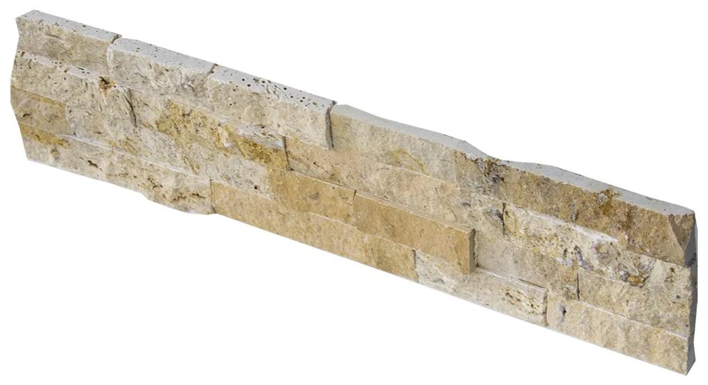 ALFIstyle Kamenný obklad, travertin BÉŽOVÝ, 15x60 cm
