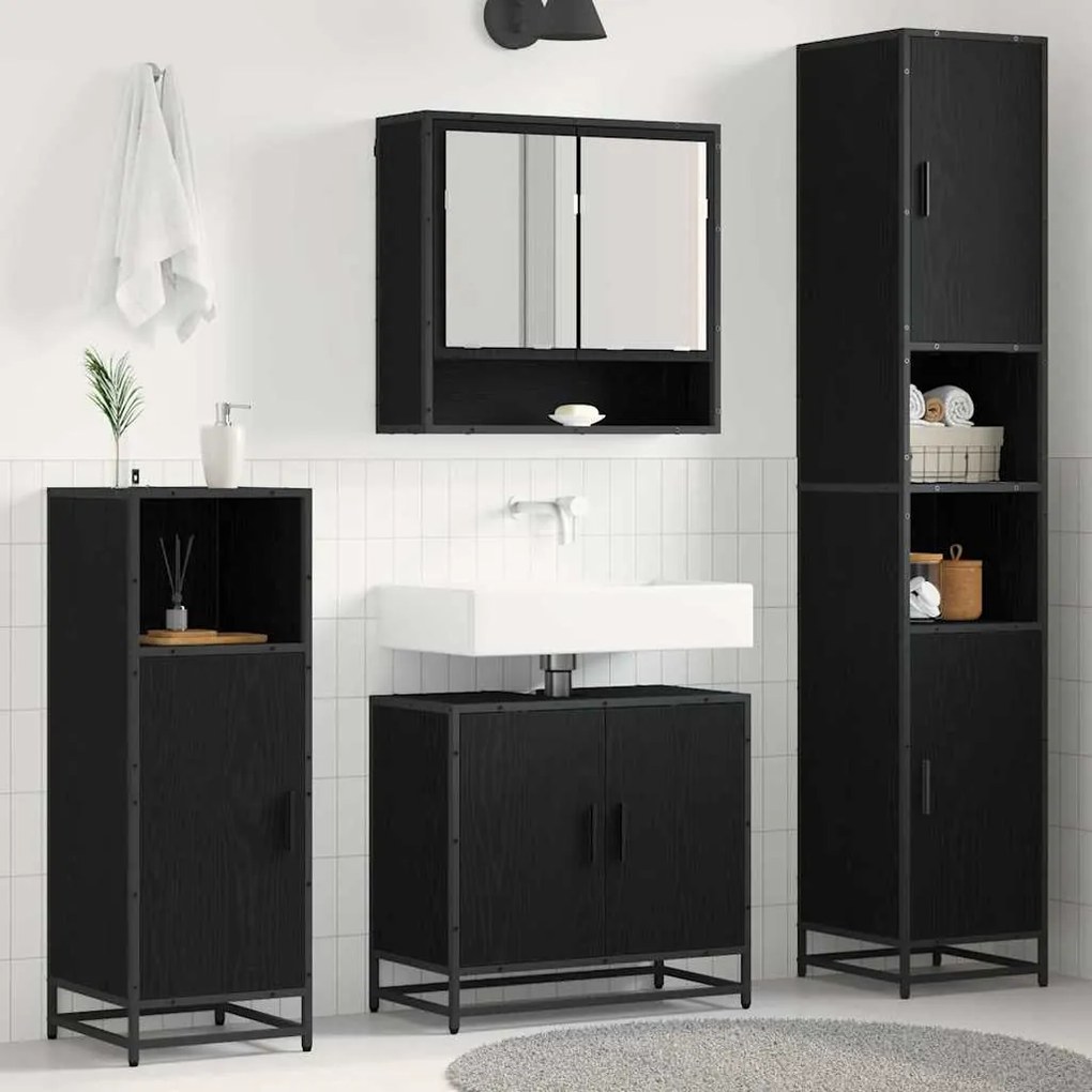 Sada koupelnového nábytku 3 ks Artisanový dub 90 x 33 x 60 cm 3402540