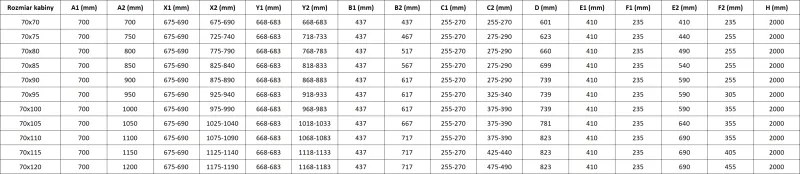 Mexen Mist-H Duo, 2-křídlý ​​výklopný sprchový kout 70 x 100 cm, čiré sklo, zlatý lesklý profil, 8A5-070L-100P-50-00
