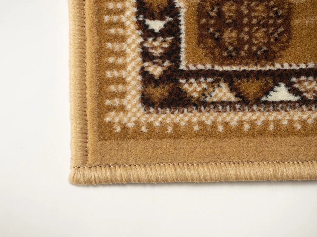 Alfa Carpets, Kusový koberec TEHERAN T-375 beige, 120x170, béžová, chodba / předsíň
