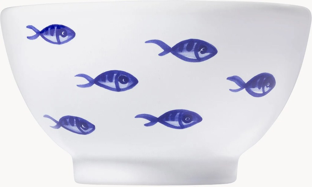 Ručně vyrobená miska Blauer Fischschwarm
