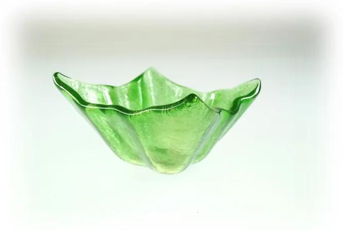BDK-GLASS Skleněné mističky WINKY - zelené Rozměr: 10x10cm