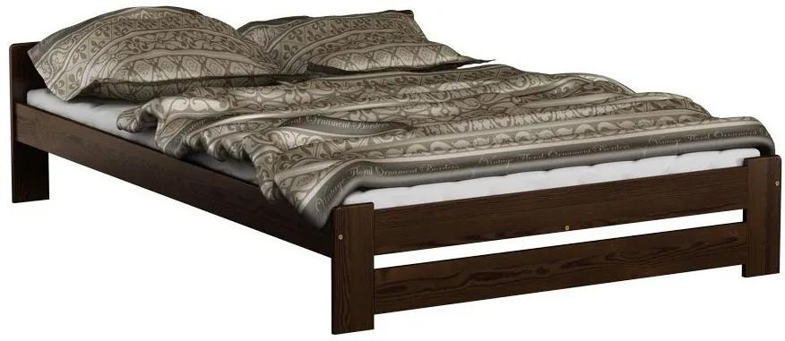 Dřevěná postel Niwa 160x200 + rošt ZDARMA (Barva dřeva: Ořech)