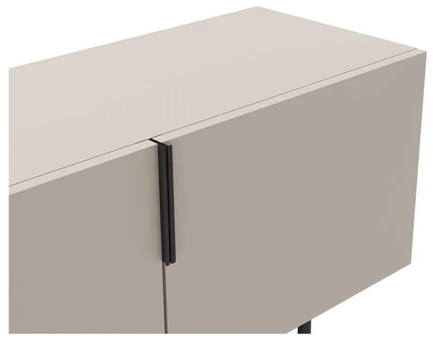 Krémový TV stolek 200x54,5 cm Eldia – Marckeric