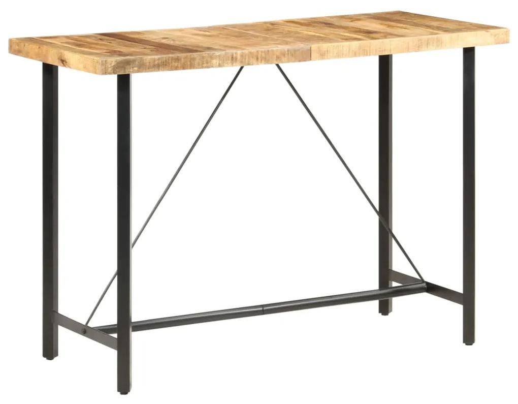 Barový stůl 150 x 70 x 107 cm hrubé mangovníkové dřevo,  286612