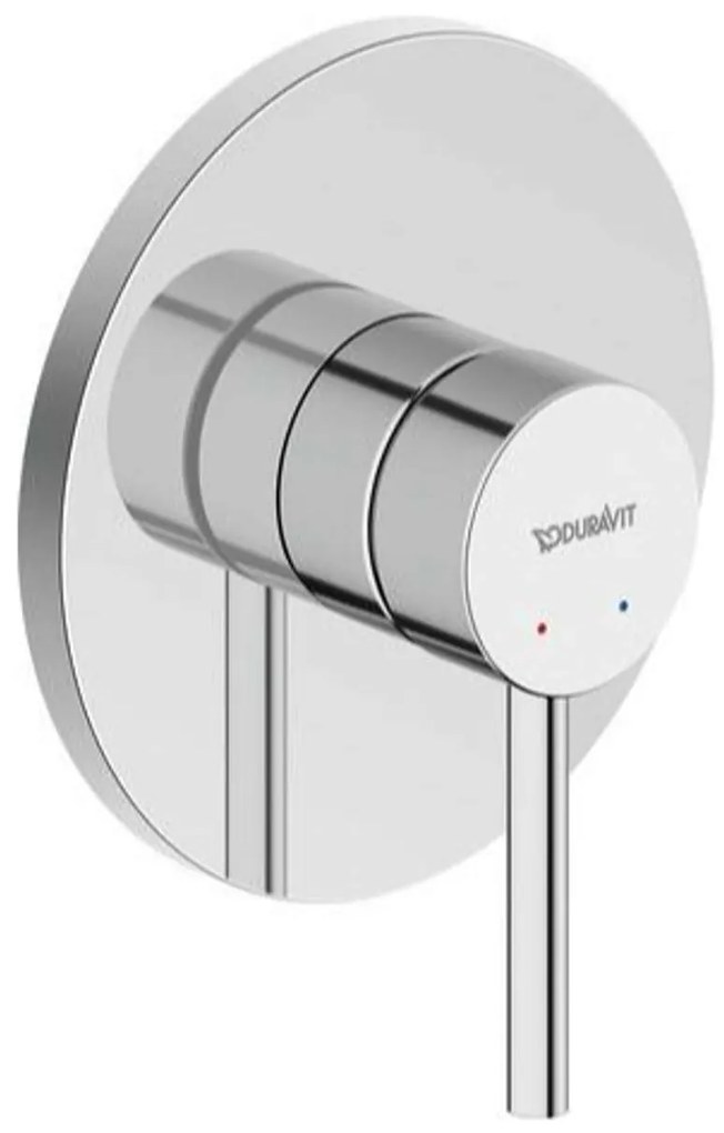 Duravit Circle - Sprchová baterie pod omítku, s tělesem, chrom CE4210007010