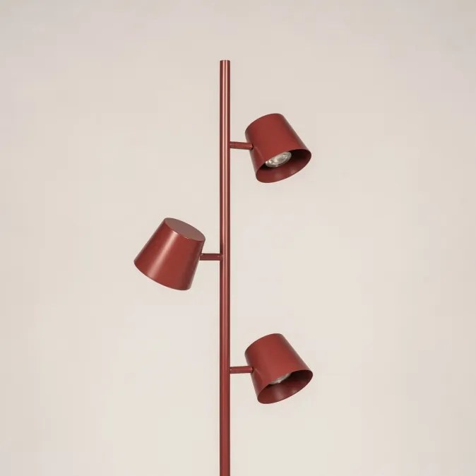 Stojací lampa Snap Fosca Red Trio