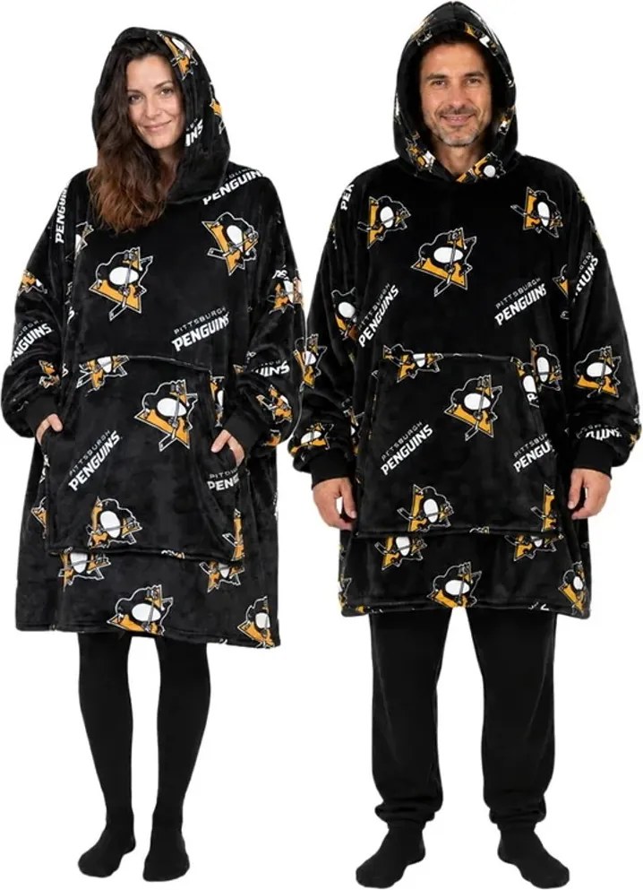 Mikinová televizní deka NHL Pittsburgh Penguins - vel. M