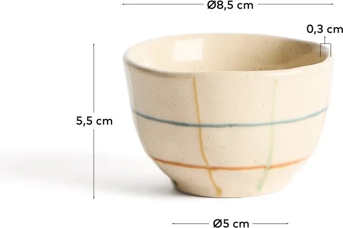 Krémová keramická miska Belor – Kave Home