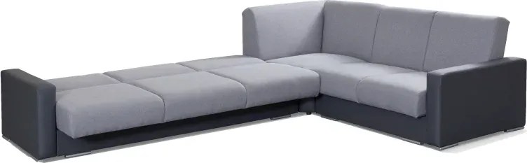Rohová sedací souprava Nero - rozkládací, béžová (mela 75)