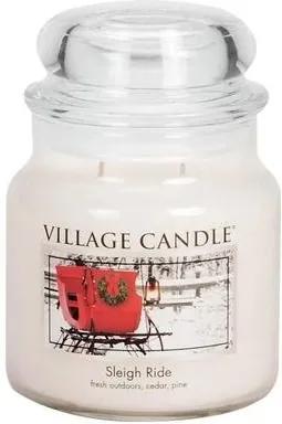 Village Candle Vonná svíčka ve skle, Zimní vyjížďka - Sleigh ride, 16oz Premium