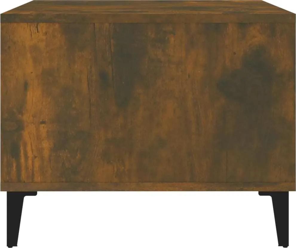 vidaXL Konferenční stolek 60 x 50 x 40 cm kompozitní dřevo [812684] Barva: bílá s vysokým leskem