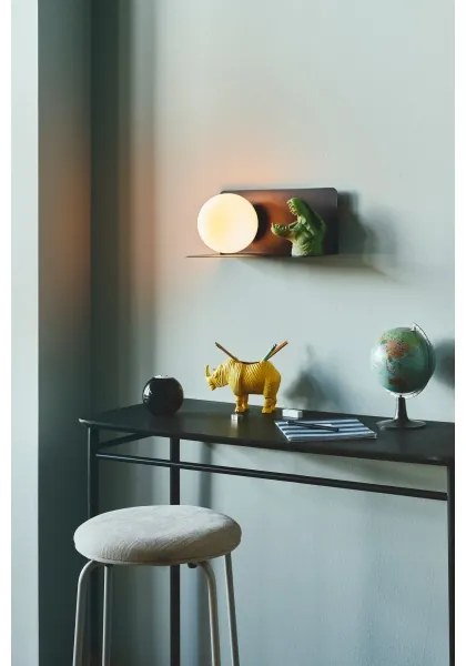 Nordlux - Nástěnné svítidlo s poličkou LILIBETH 1xE14/25W/230V černá