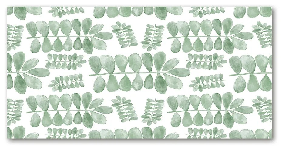 Wallmuralia Foto obraz akrylový do obýváku Zelené listí 140x70 cm