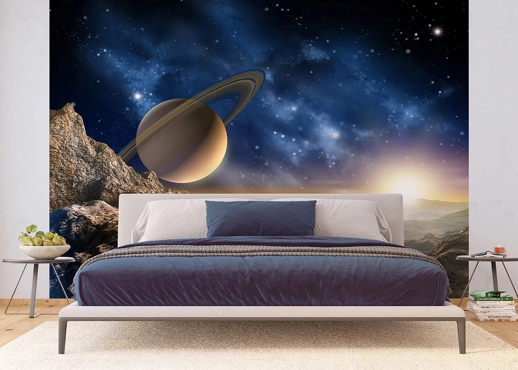 Fototapeta na míru Velkolepý Saturn | Vliesová fototapeta na zed' | DFTNXXL1126