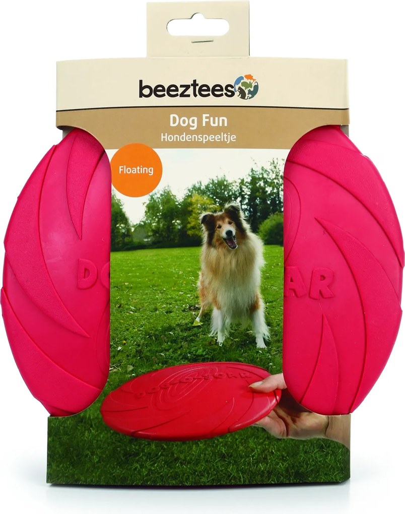 Gumové frisbee BEEZTEES Dog O Soar střední Barva: Modrá