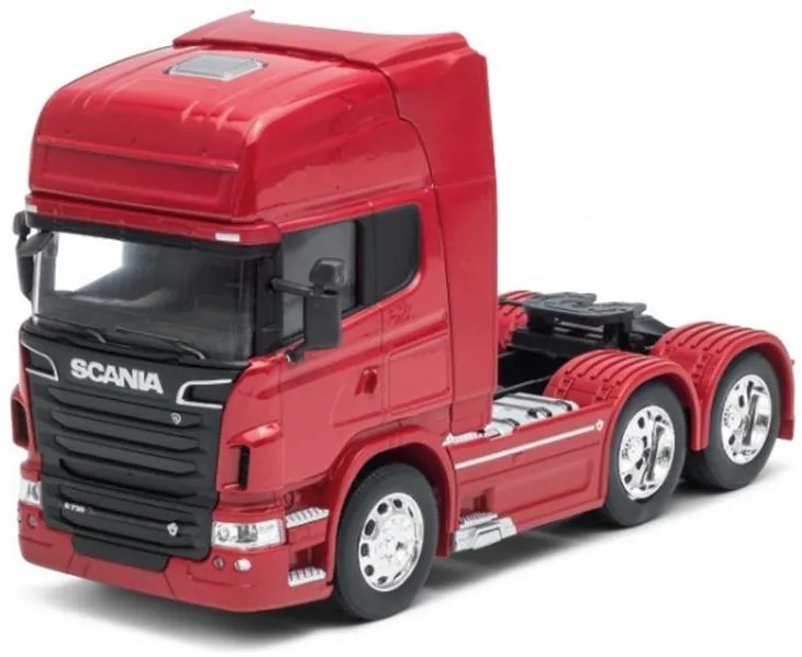 Welly Tahač Scania V8 R730 1:32 červený