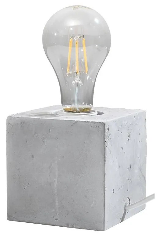 Sollux Sollux SL.0683 - Stolní lampa ABEL 1xE27/60W/230V beton SLX0430