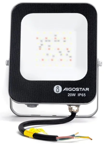 Aigostar - LED RGBW Reflektor MESH LED/20W/230V 6500K IP65 + DO
